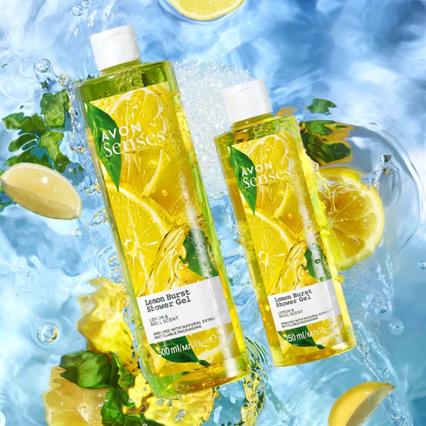 Gel Doccia Lemon Burst | Limone e Basilico | AVON IT
